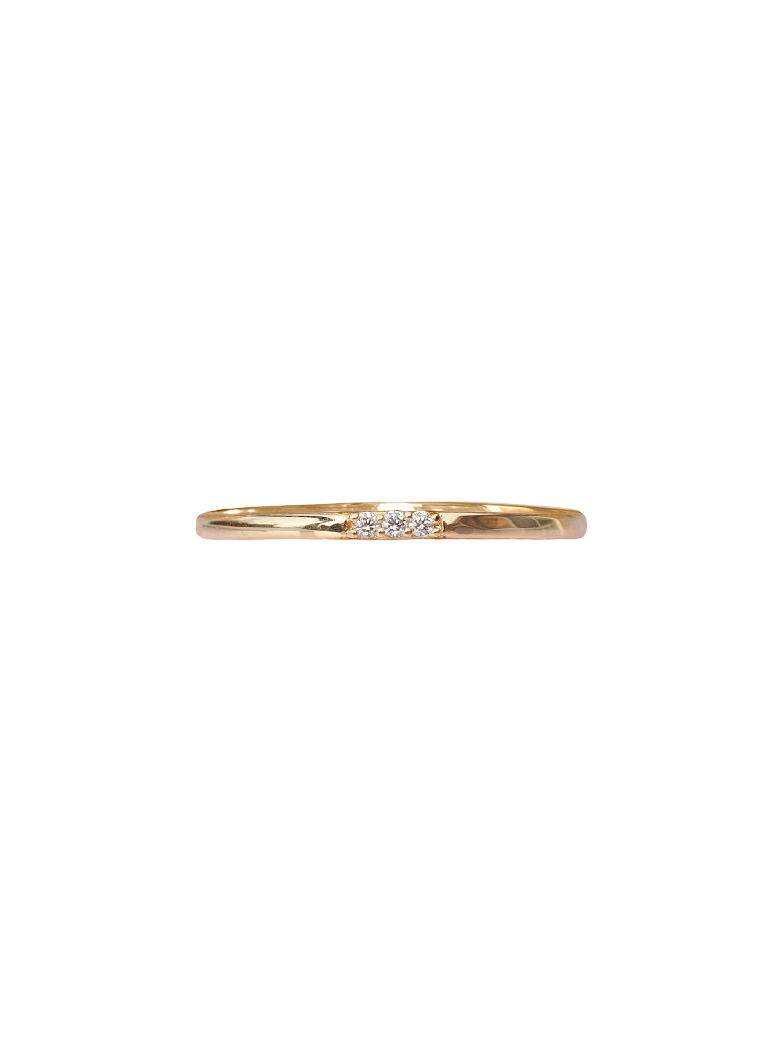 Wanderer dainty gold ring by Anastassia Sel Jewelry | Finematter