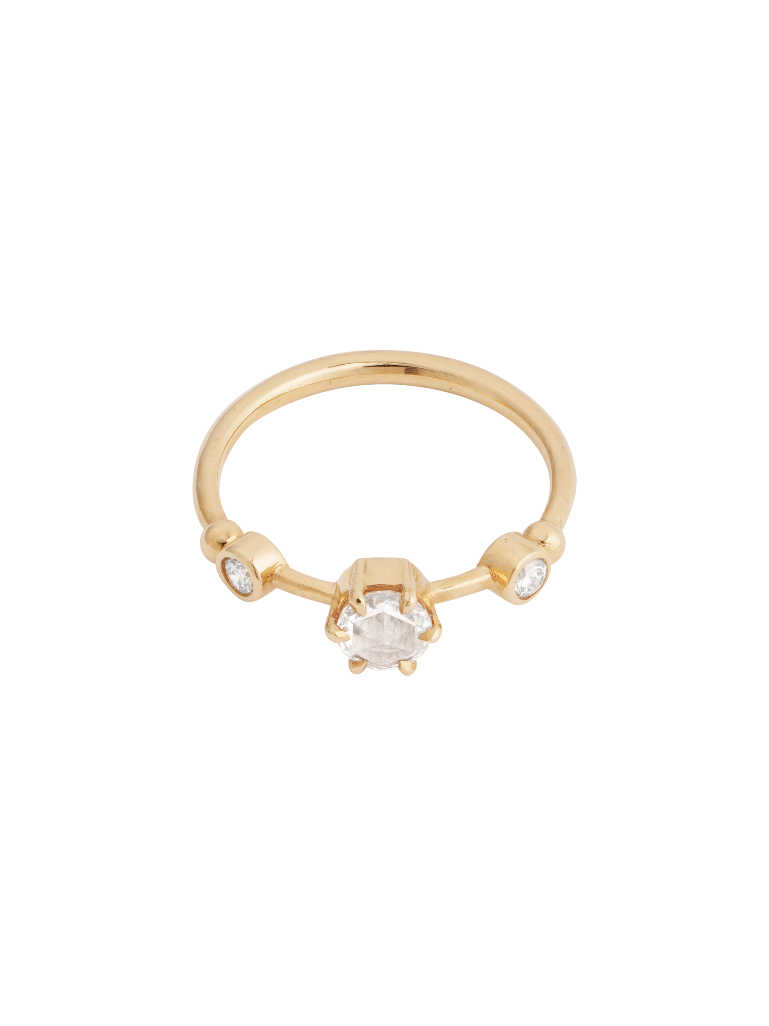 Astor ring with rose cut diamond by BRUCE | Finematter