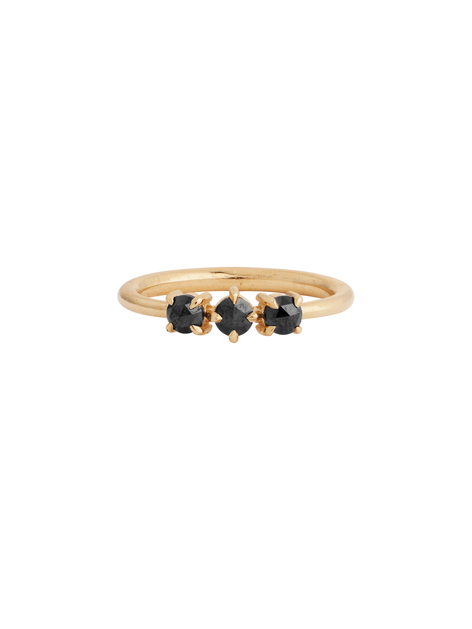Rae ring with black diamonds by BRUCE | Finematter