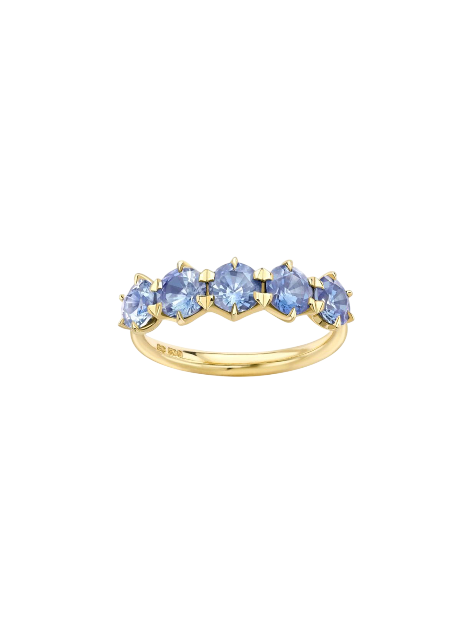 Elyhara sapphire five stone ring by Dinny Hall | Finematter