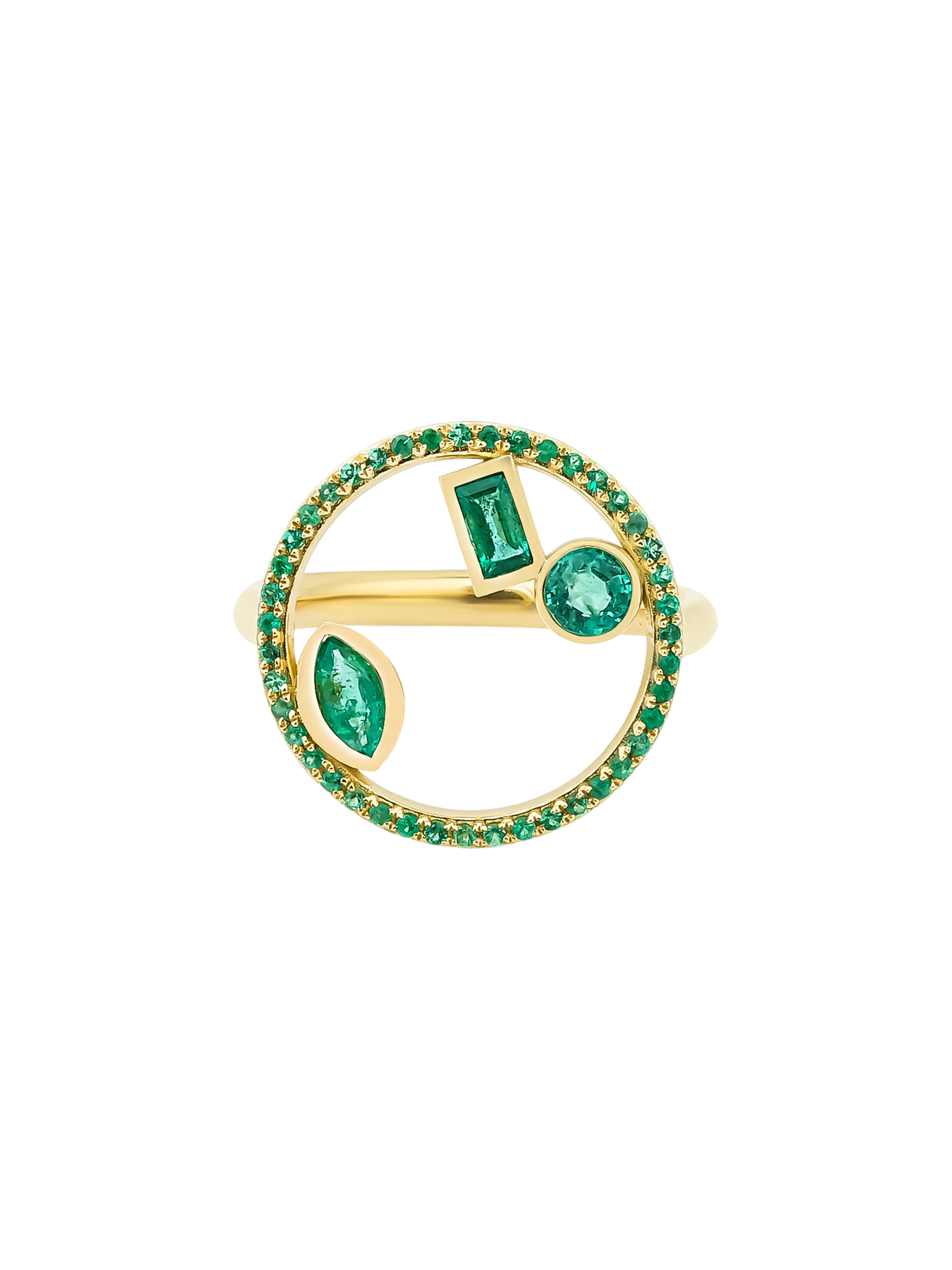 Project 2020 ring with emeralds by GFG Jewellery by Nilufer from ...