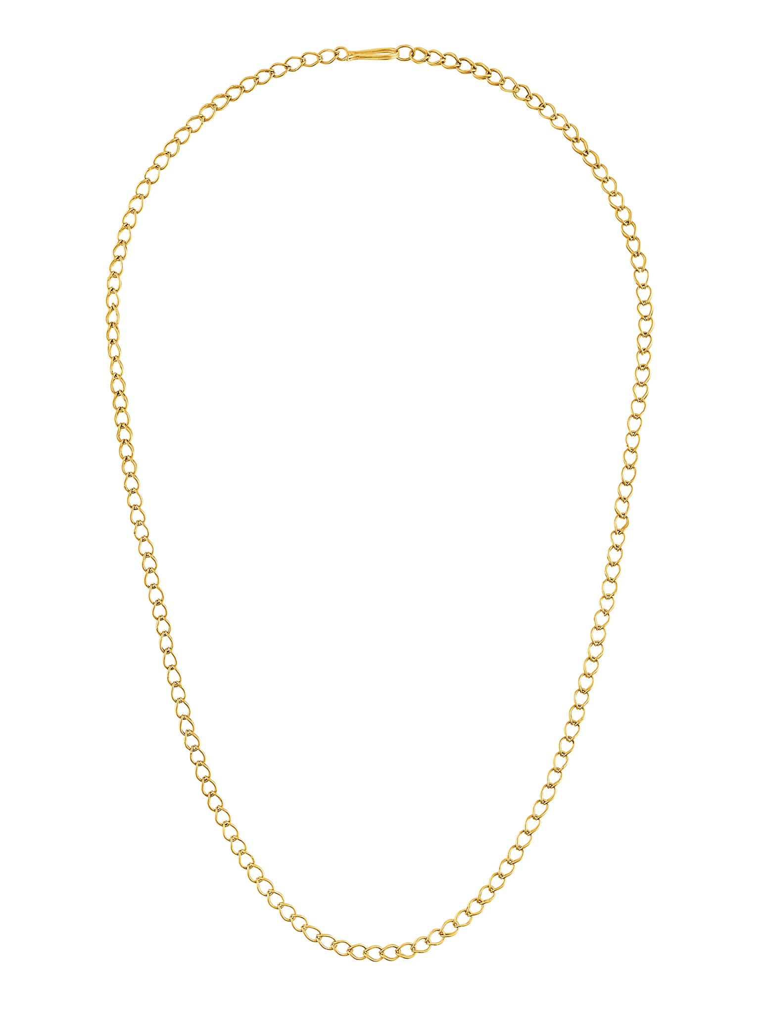 Handcrafted folded link chain by Iaia Caravan | Finematter