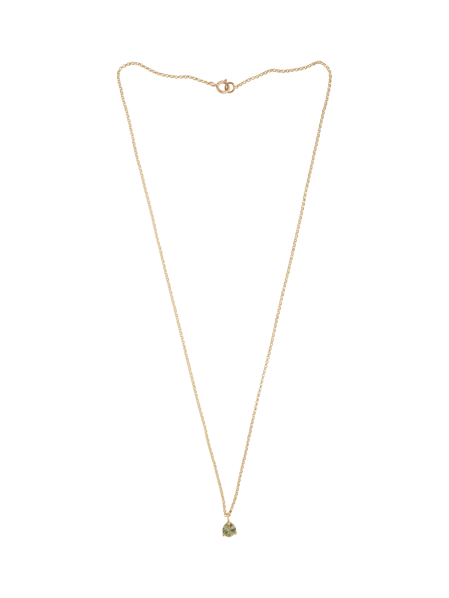 Estella teal sapphire necklace by Ivy Nixon Jewellery | Finematter