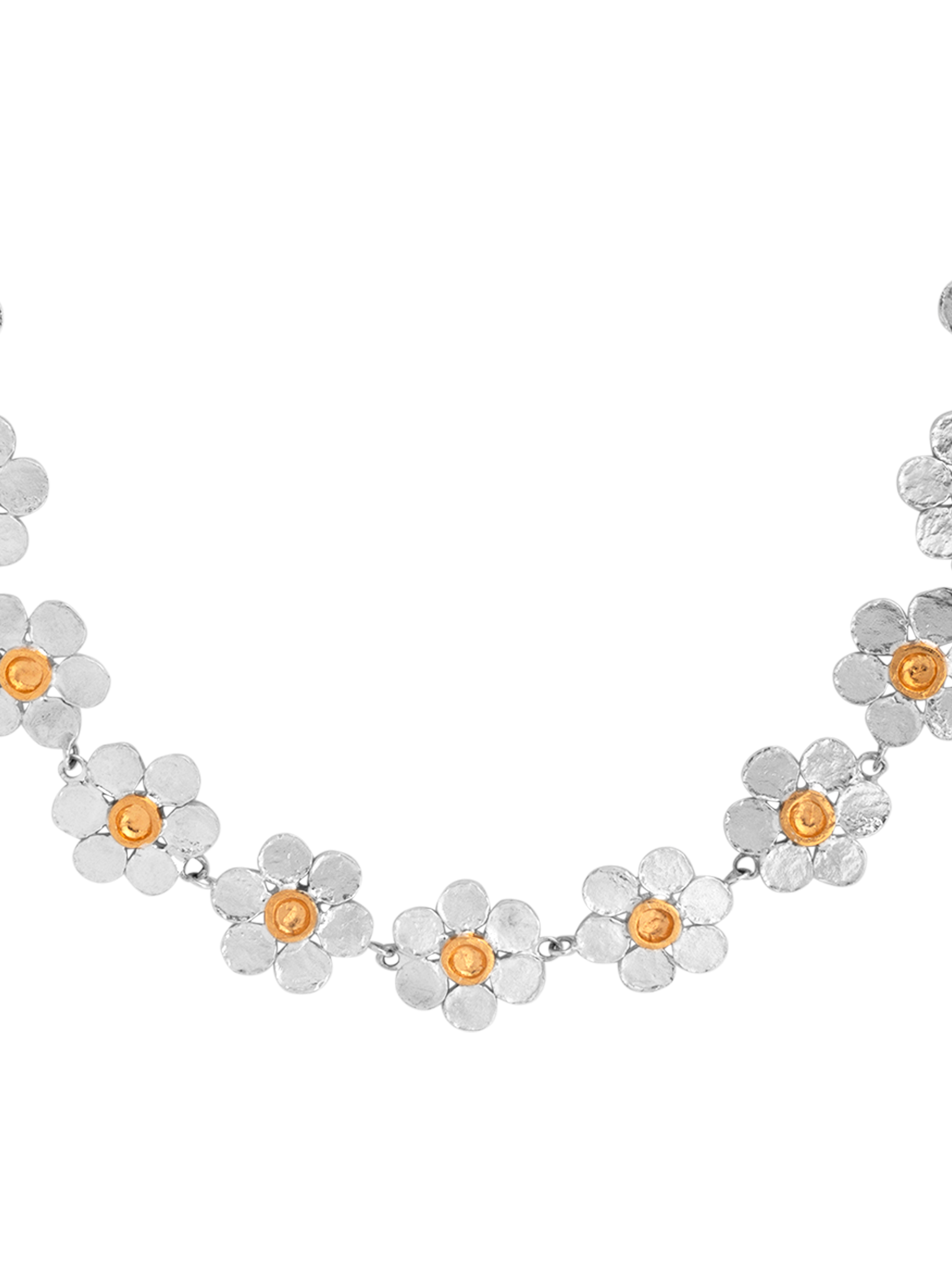 Daisy chain choker by Kitty Joyas | Finematter