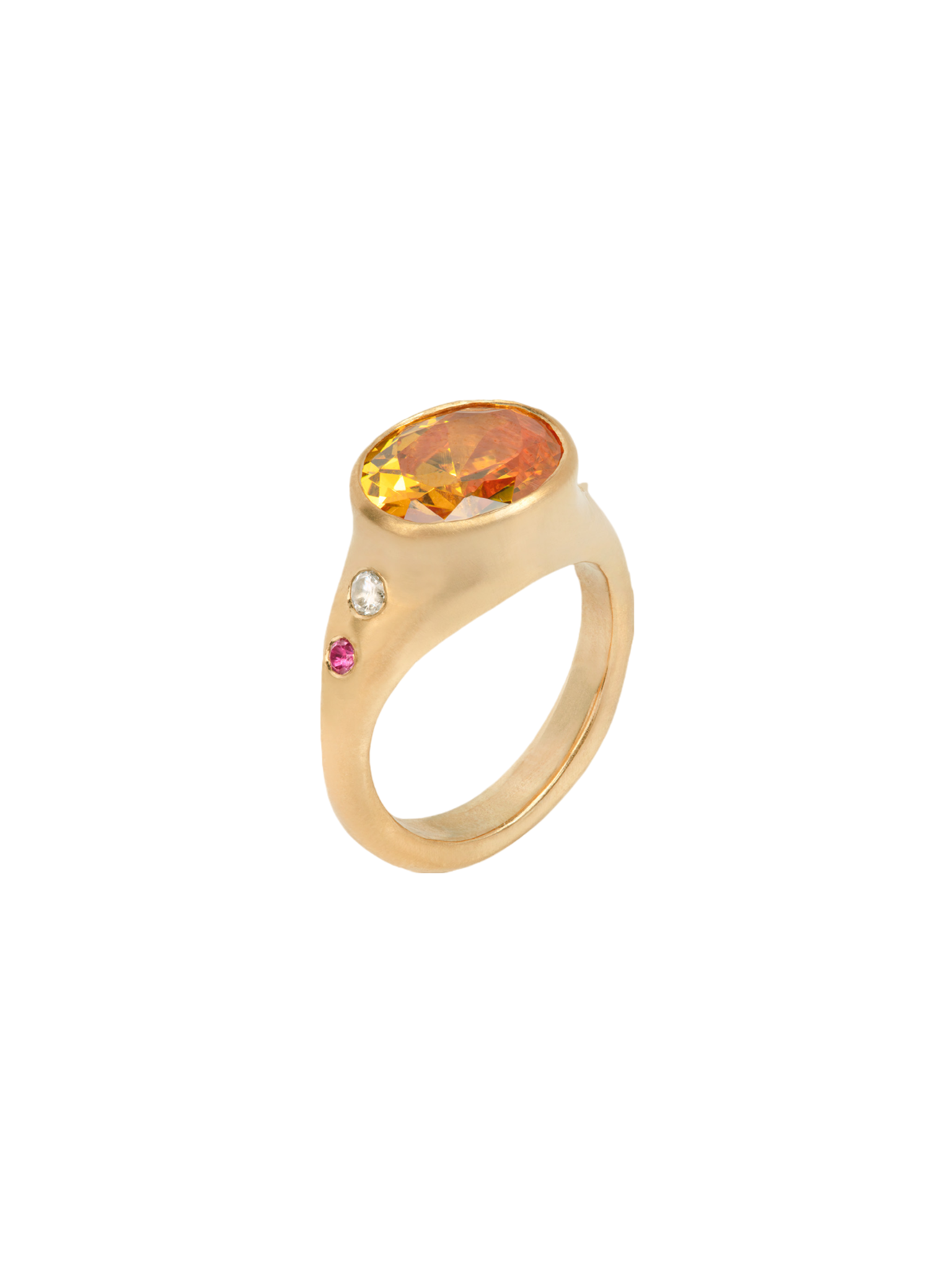 Citrus cocktail ring by Kitty Joyas | Finematter