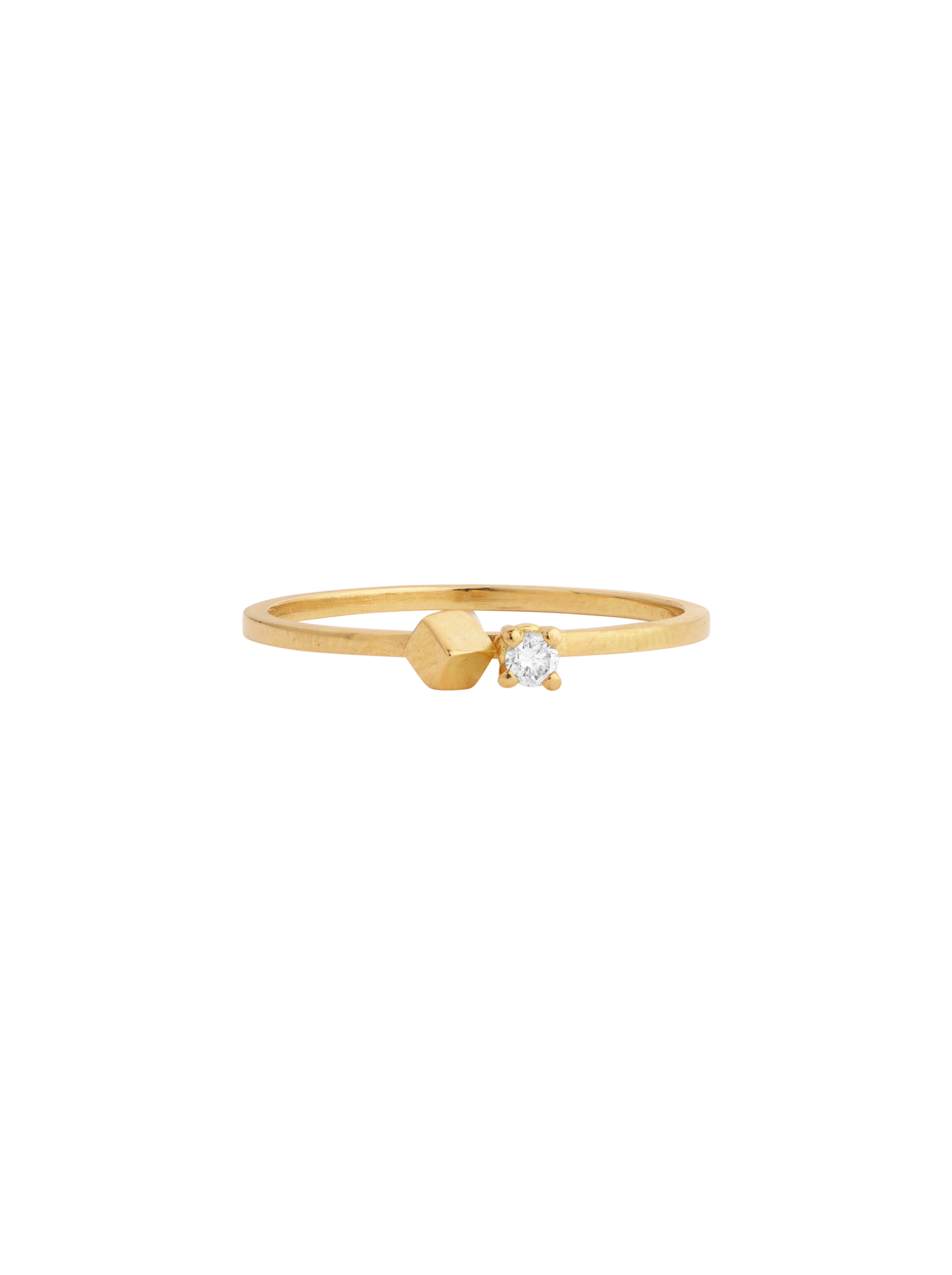 (un)refined ring 17 18k yellow gold by Lore Van Keer | Finematter