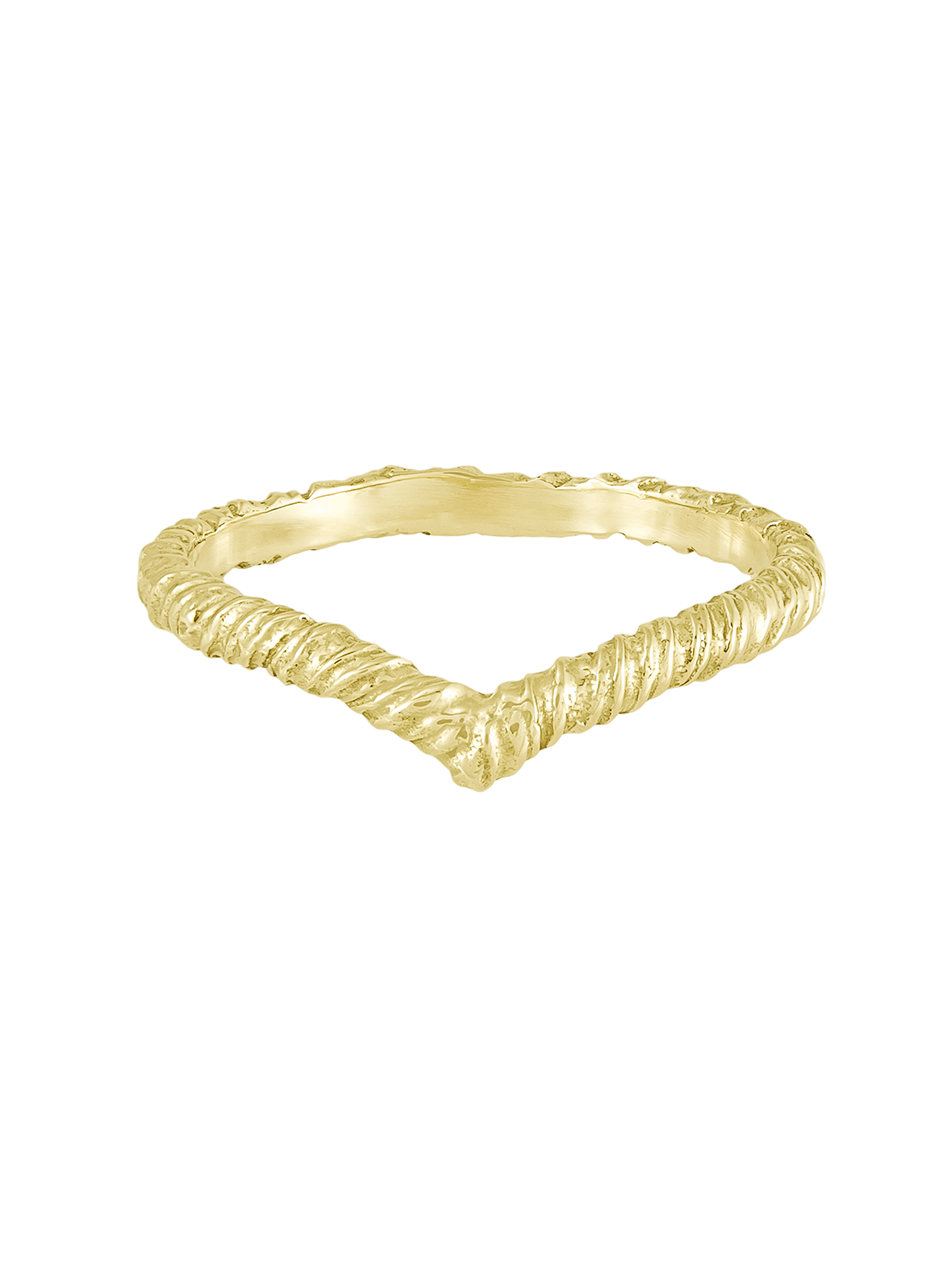 Entwined wishbone wedding ring by Natalie Perry Jewellery | Finematter