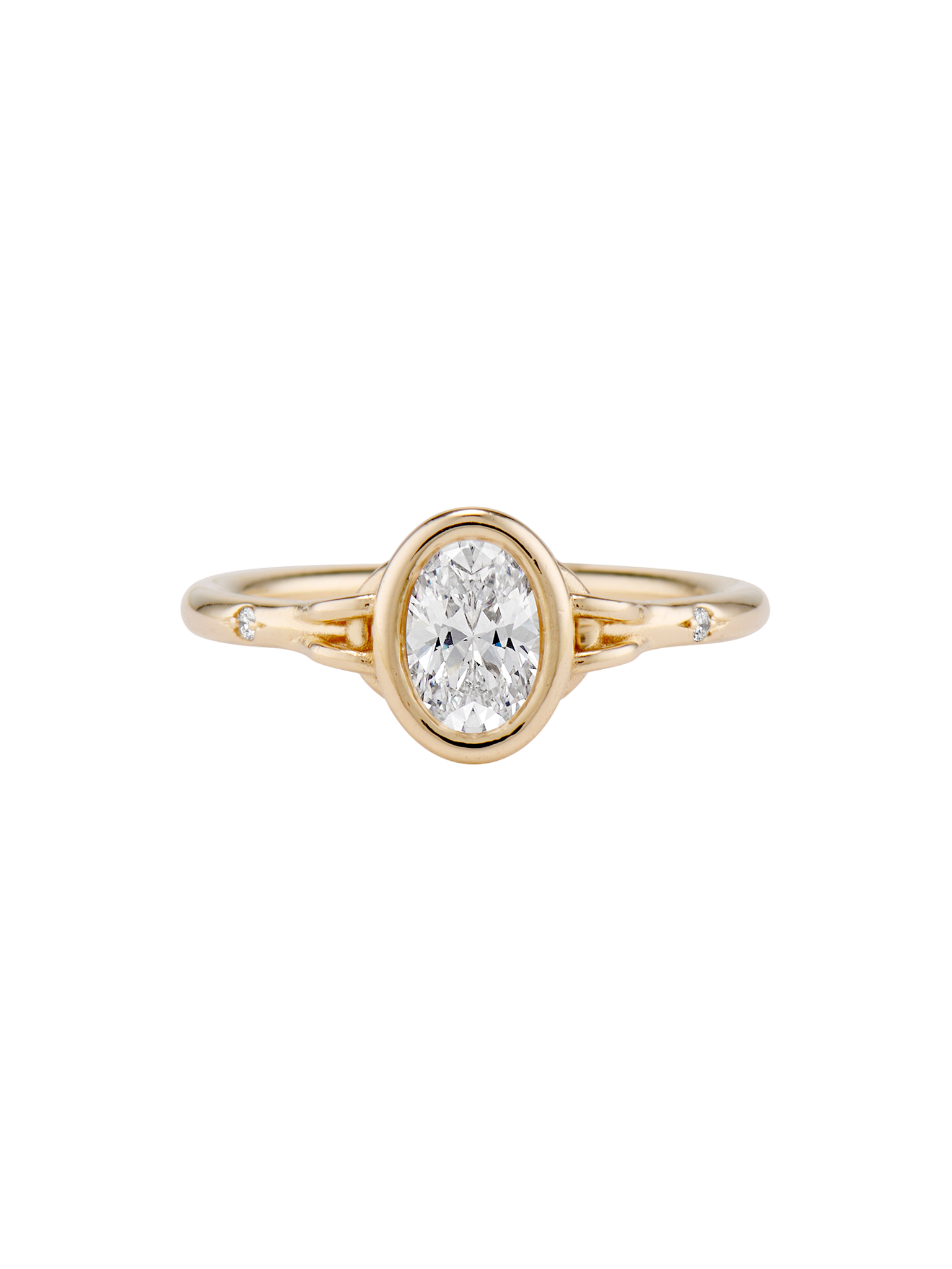 Suspended in time ring - oval by Sandy Rubin | Finematter