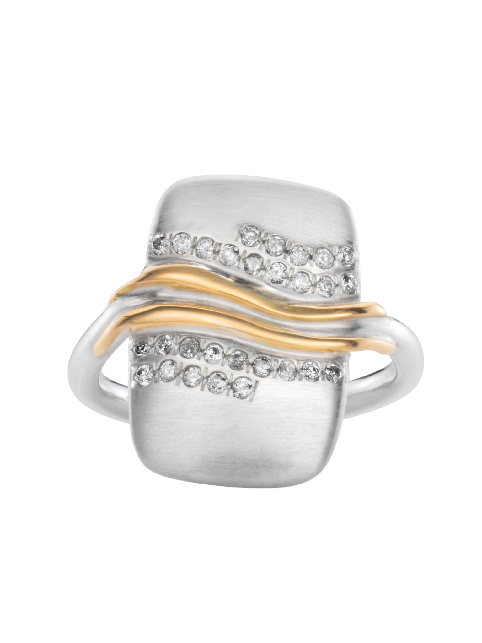 Diamond path ring by Skomer Studio | Finematter