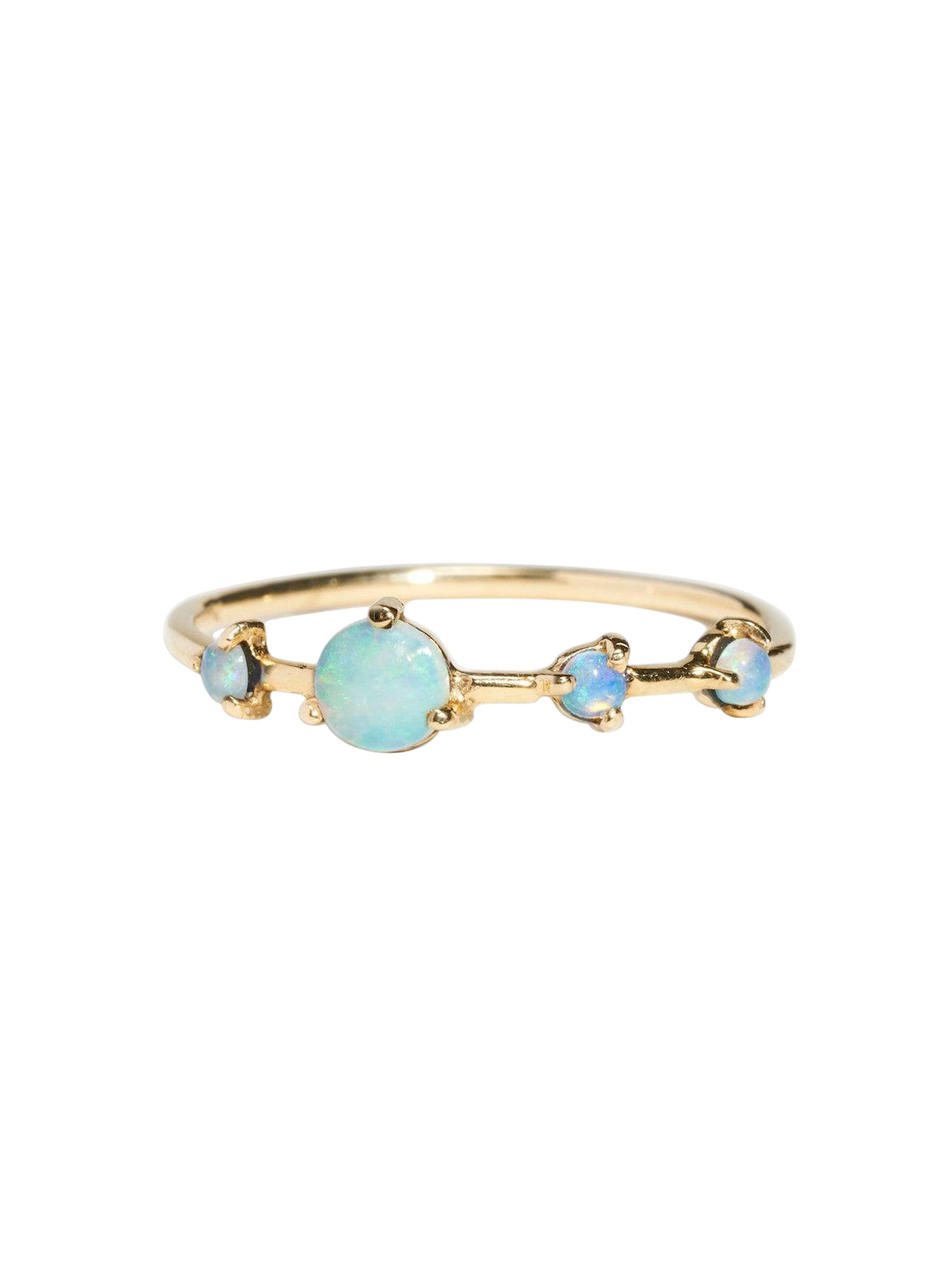 Large Four-step Opal Ring (Refurbished) by Wwake Refurbished from WWAKE ...