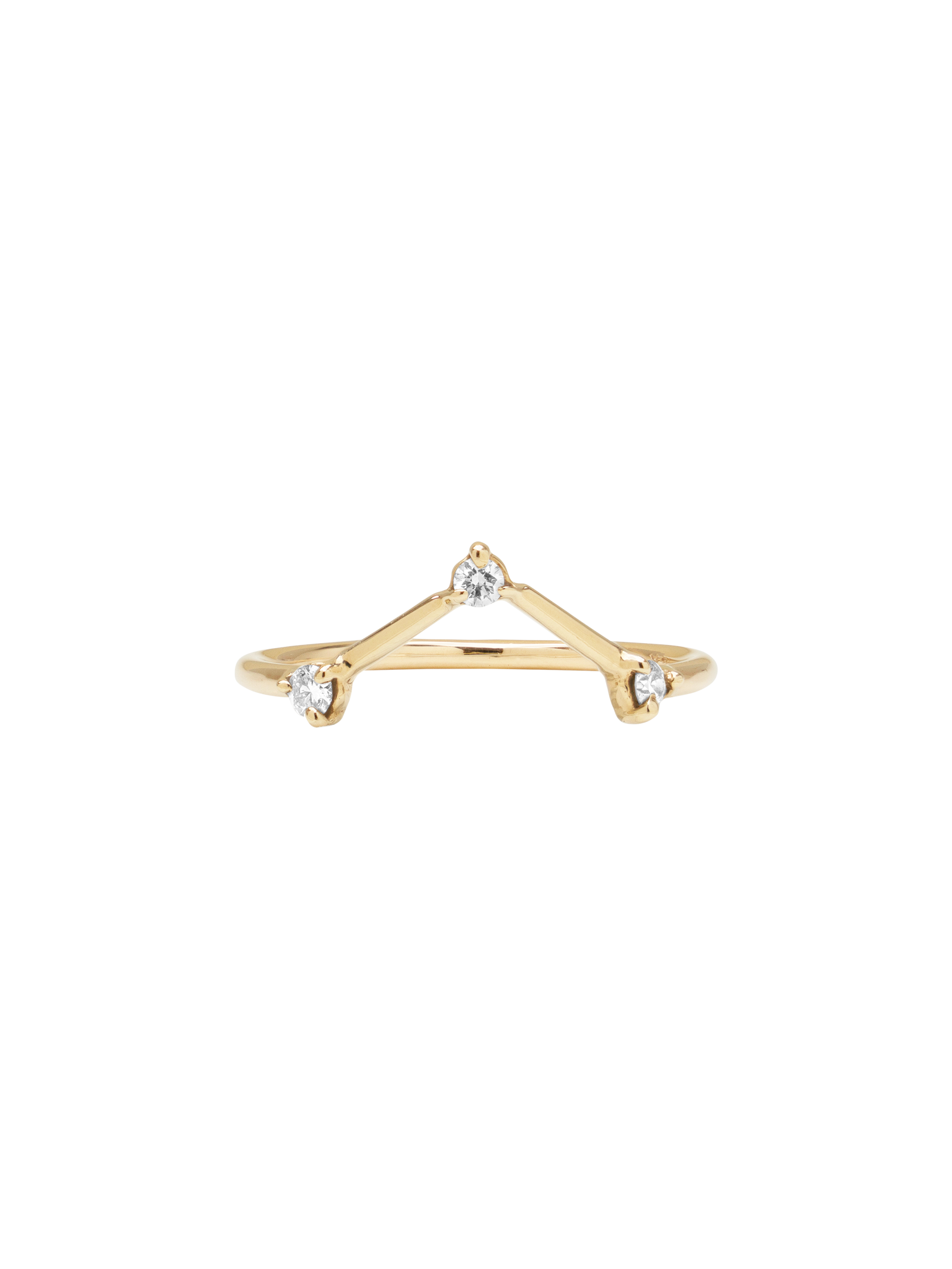 Three step diamond ring (Refurbished) by Wwake Refurbished from WWAKE ...