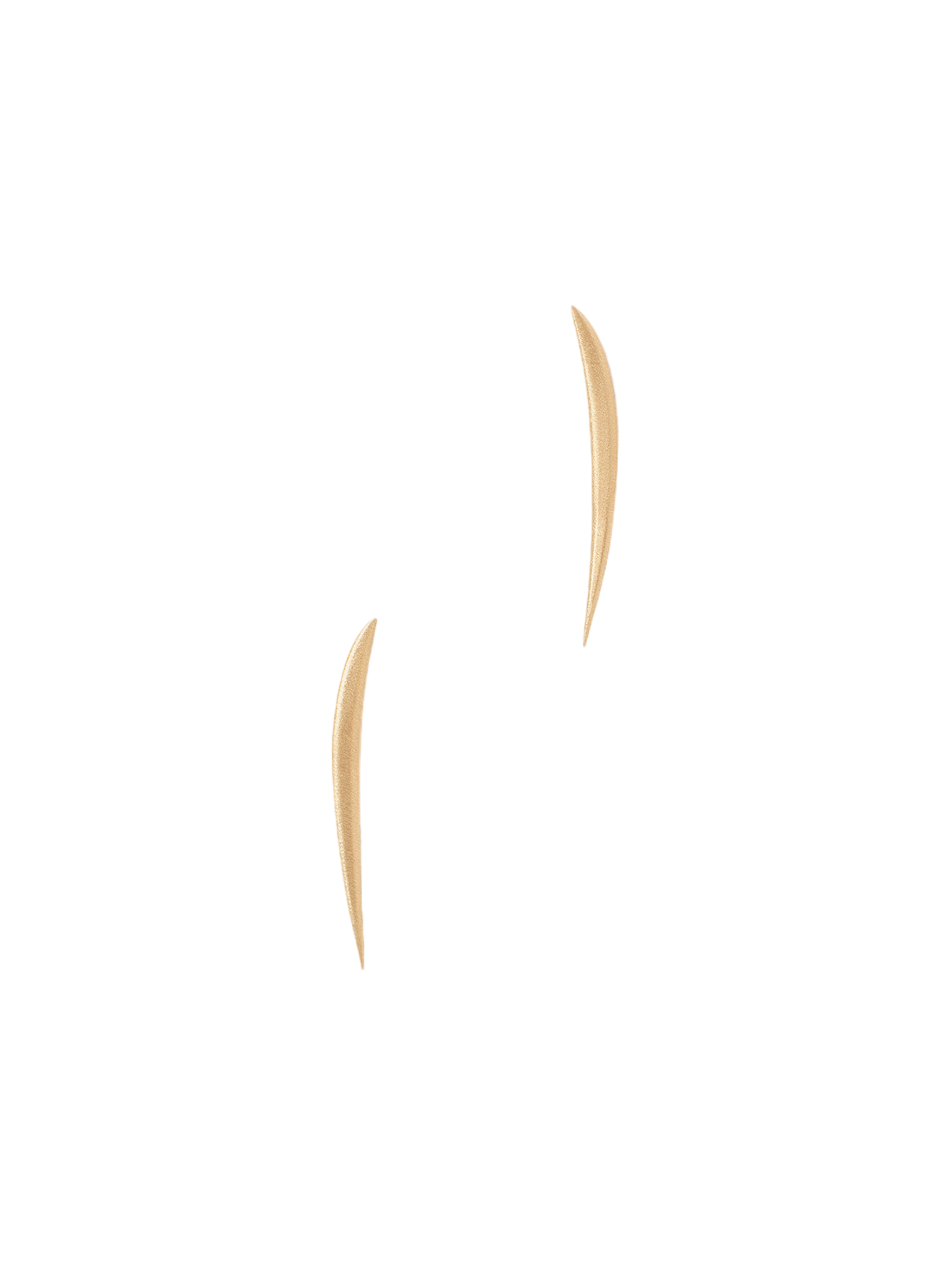 Long blade wisp earring by WWAKE | Finematter