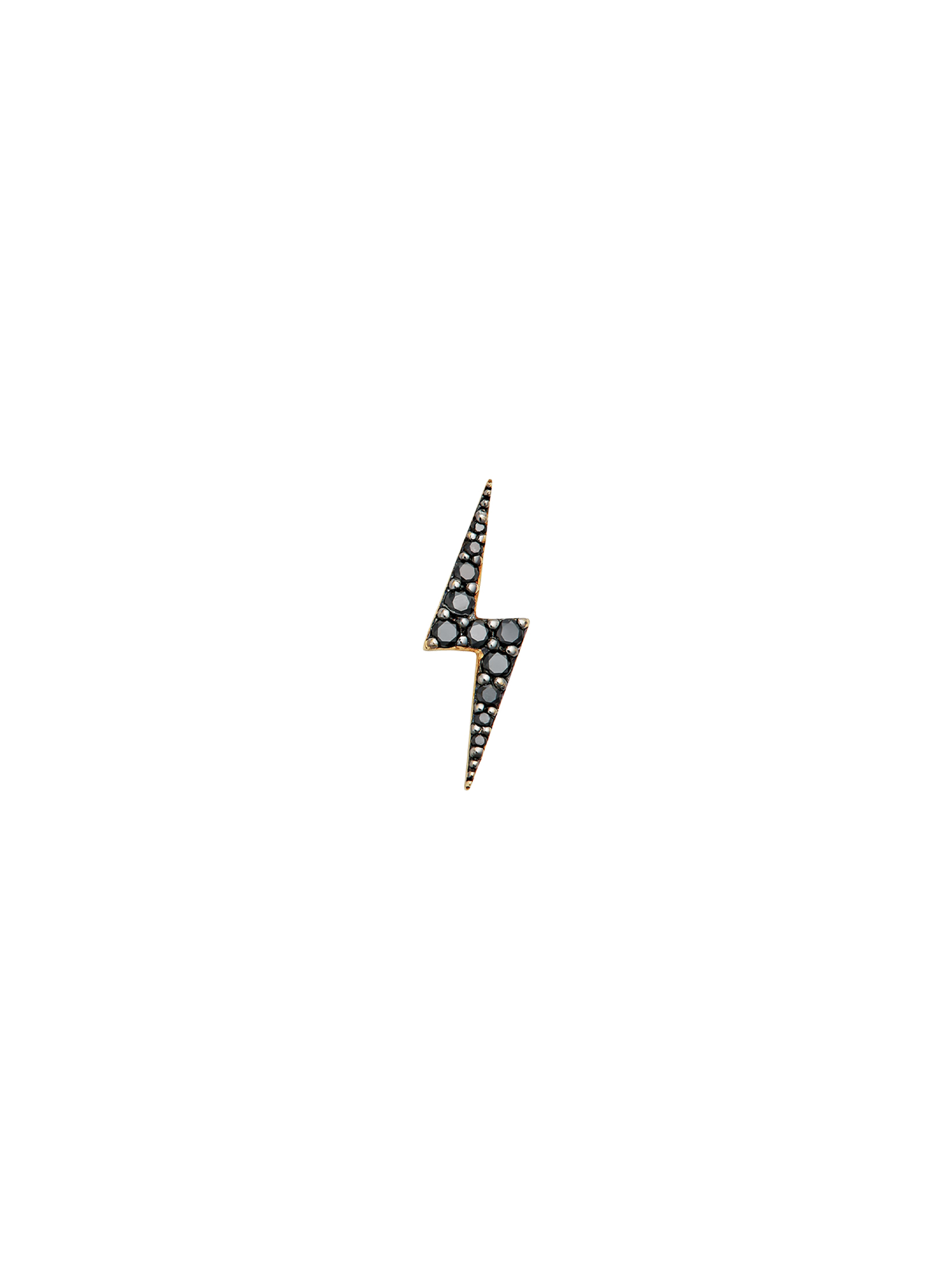 Zap black diamond stud by Zoe & Morgan | Finematter