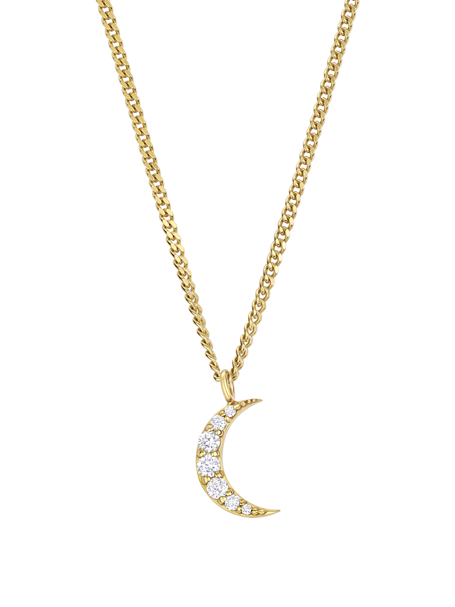 Luna diamond necklace by Zoe & Morgan | Finematter
